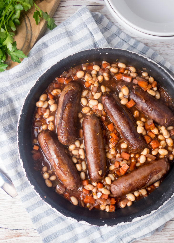 Venison Sausage & Bean Casserole